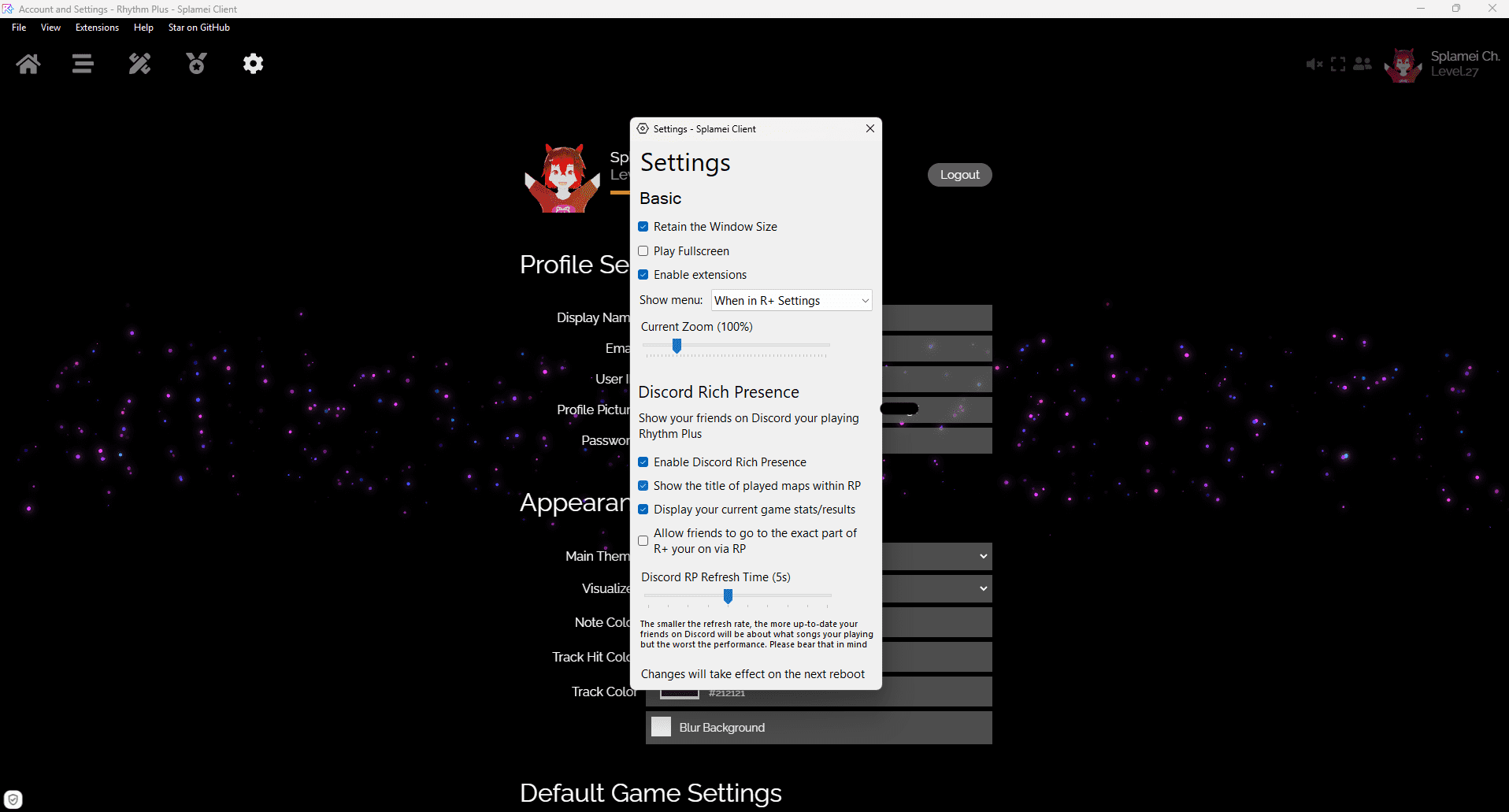 Rhythm Plus - Splamei Client – Splamei Site